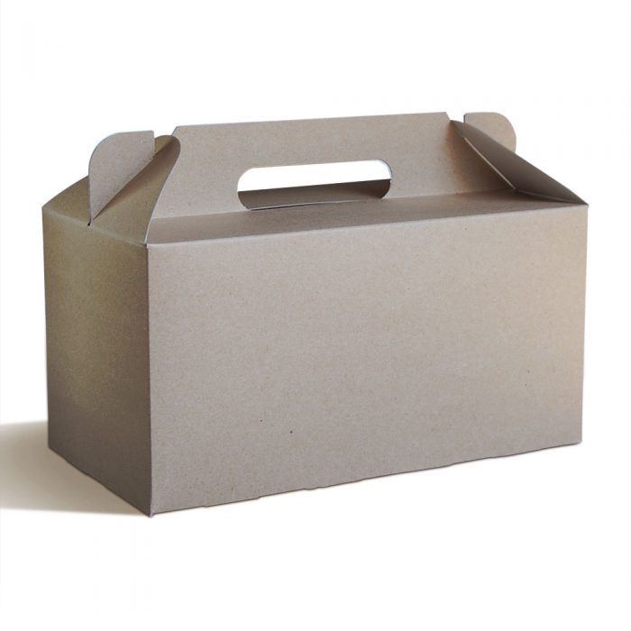 Valkraft Brown/White Breakfast Box – 50 Units – L & B Packaging